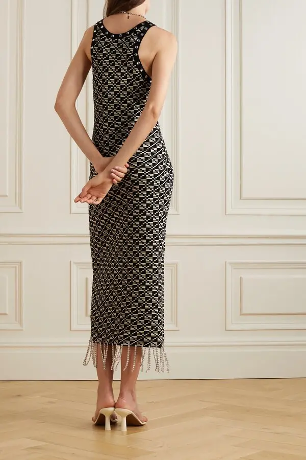 dodo bar or green dress Printed Long Dress