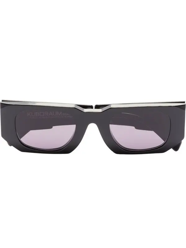 KUBORAUM Rectangle Frame Sunglasses - Black