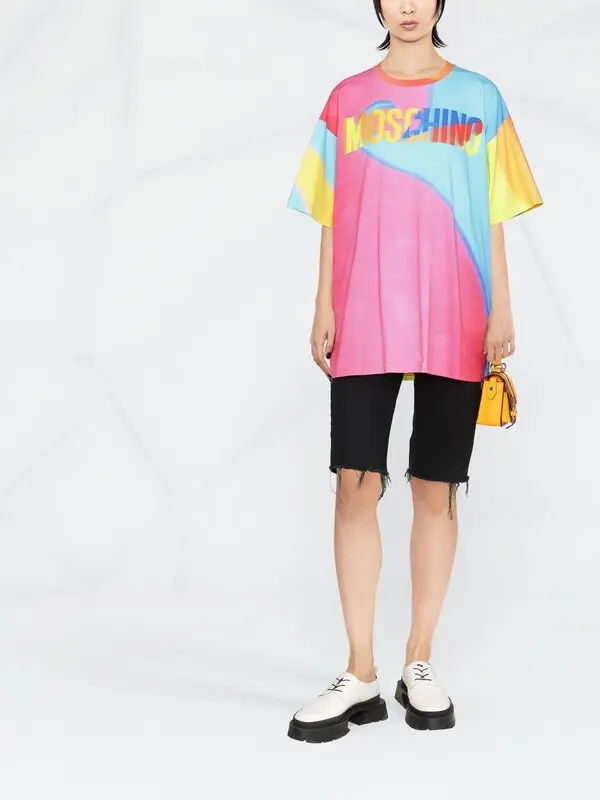 Moschino Print Oversized T-shirt