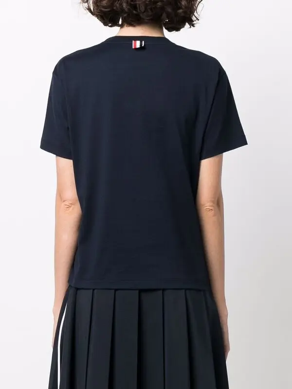 Thom Browne Boxy Fit Pocket T-shirt - Blue