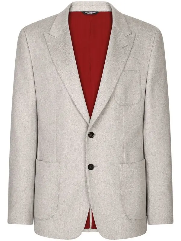Dolce & Gabbana Cashmere-silk Single-breasted Blazer