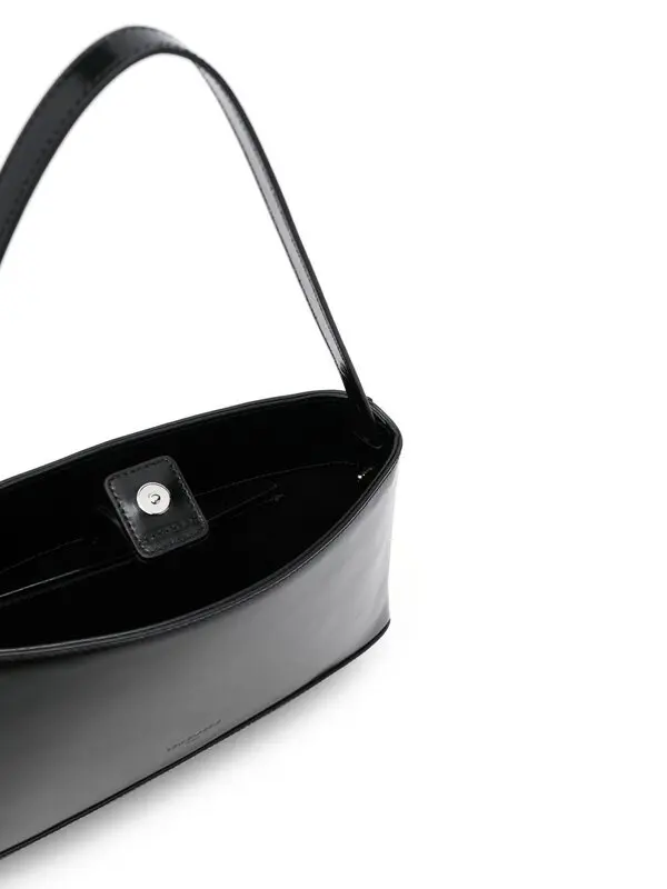 LOW CLASSIC Leather Shoulder Bag - Black