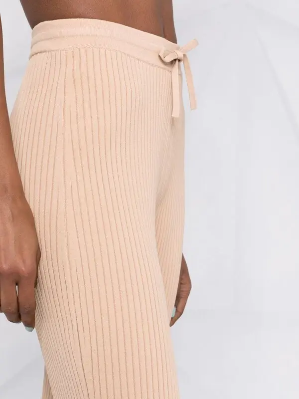 Nanushka Ribbed Knit Trousers