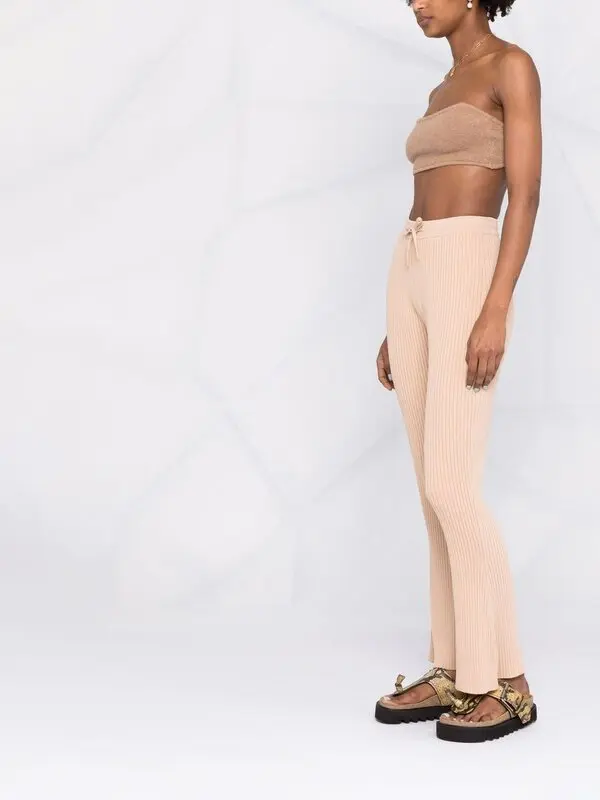 Nanushka Ribbed Knit Trousers