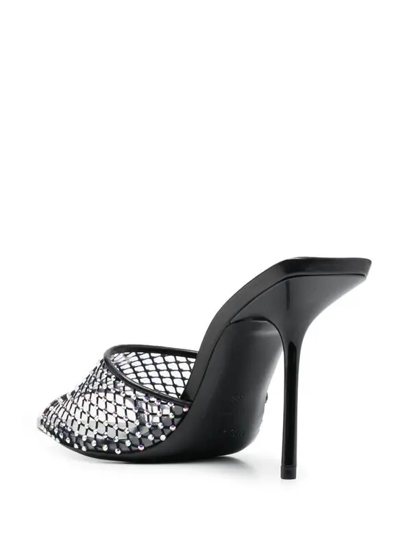 Saint Laurent Crystal-embellished Mules