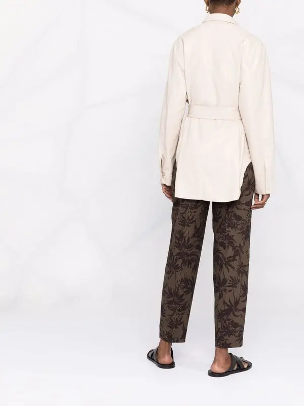 Nanushka Vegan Leather Oversized Shirt