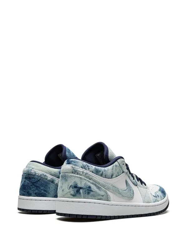 JORDAN Air 1 Low Se Washed Denim Sneakers - White