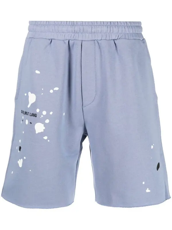 Helmut Lang Embroidered-logo Track Shorts