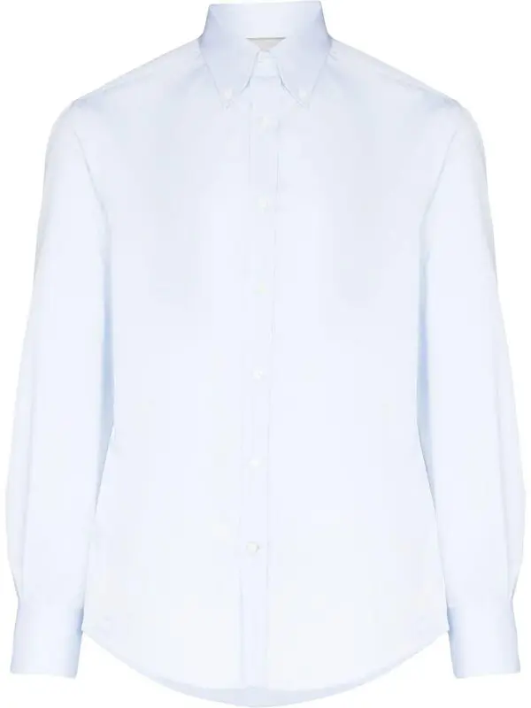 Brunello Cucinelli Cotton Twill Slim-fit Shirt