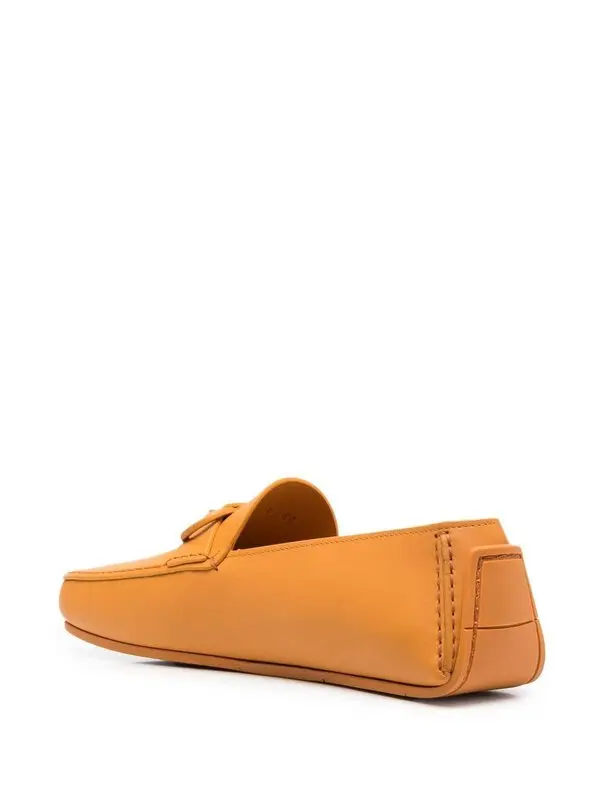 FERRAGAMO Palinuro Slip-on Loafers - Orange
