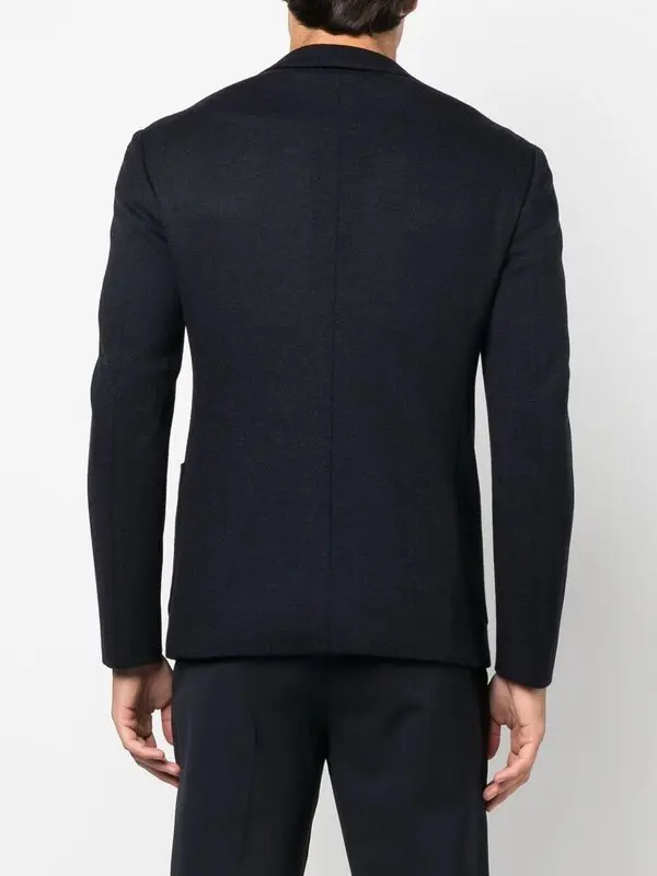 Giorgio Armani Single-breasted Tailored Blazer - Blue