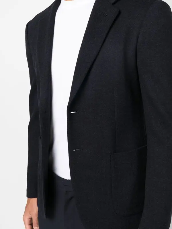 Giorgio Armani Single-breasted Tailored Blazer - Blue