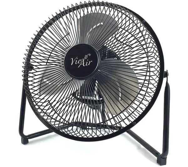 VIE AIR 9' High-velocity Tilting 3-speed Metal Loor Fan - One-color