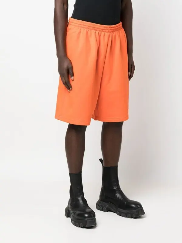 Balenciaga Logo-embroidered Track Shorts