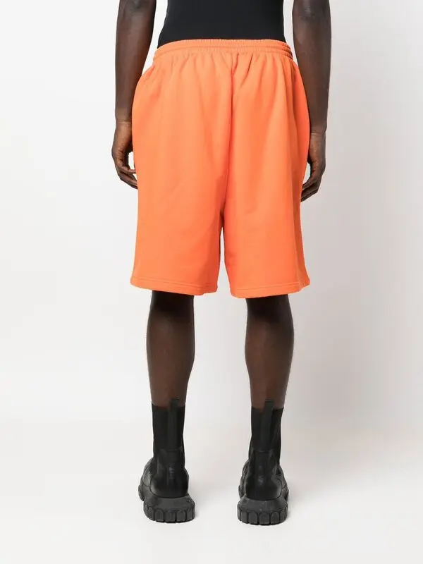Balenciaga Logo-embroidered Track Shorts