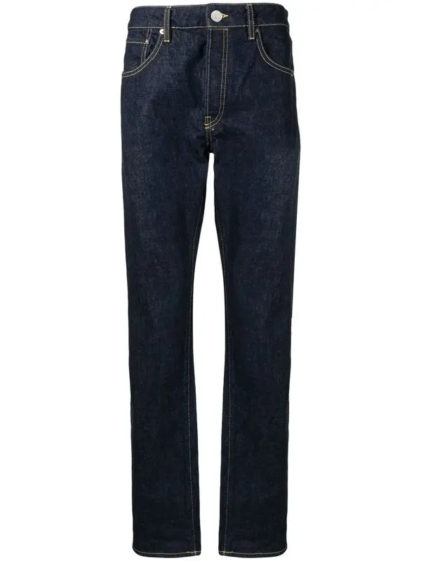 Kenzo Rear-logo Slim-fit Jeans - Blue