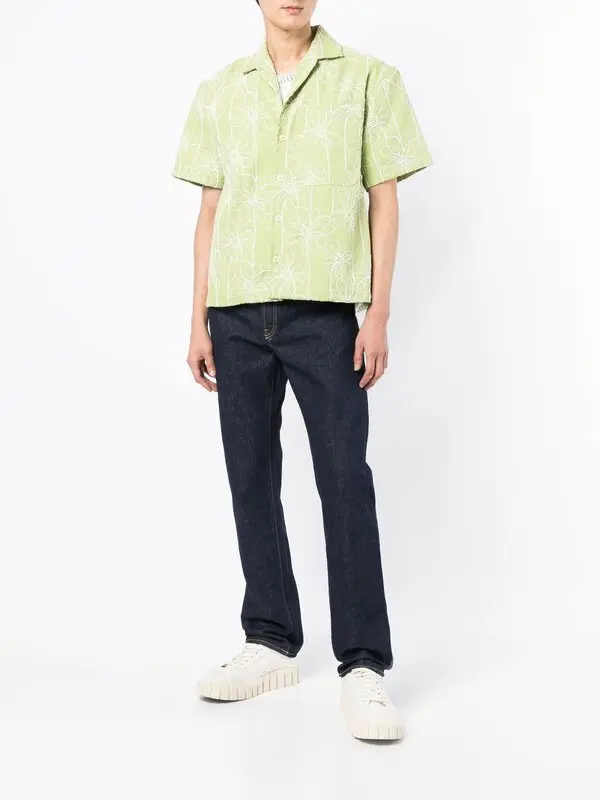 Kenzo Rear-logo Slim-fit Jeans - Blue