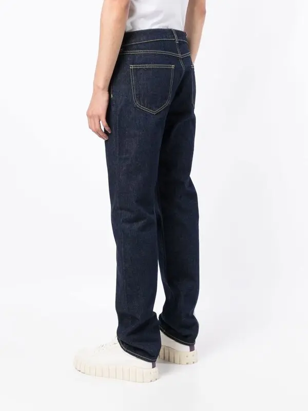 Kenzo Rear-logo Slim-fit Jeans - Blue