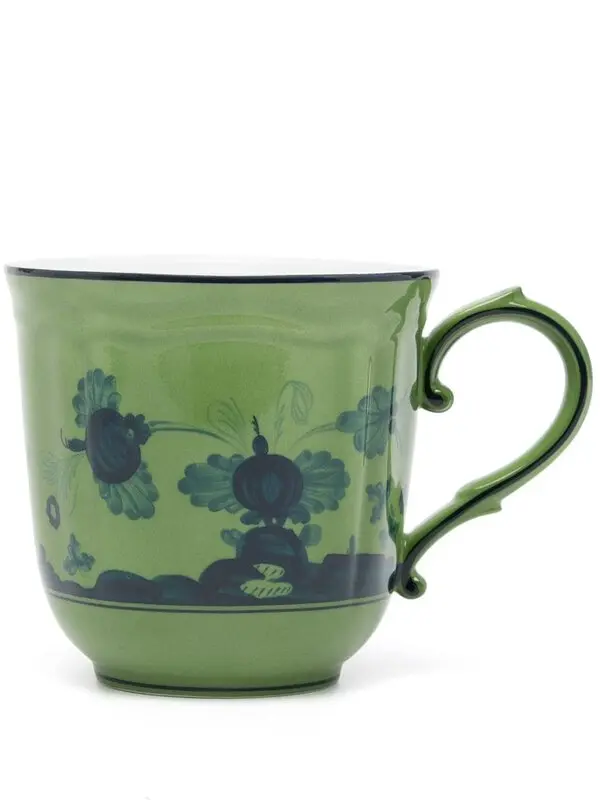 GINORI 1735 Oriente Italiano Porcelain Mug - Green