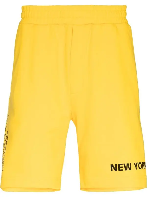 Helmut Lang Slogan-print Shorts