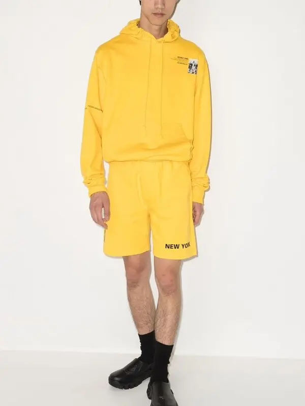 Helmut Lang Slogan-print Shorts