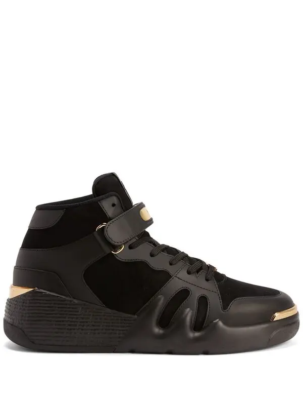 GIUSEPPE ZANOTTI Talon Mid-top Sneakers - Black