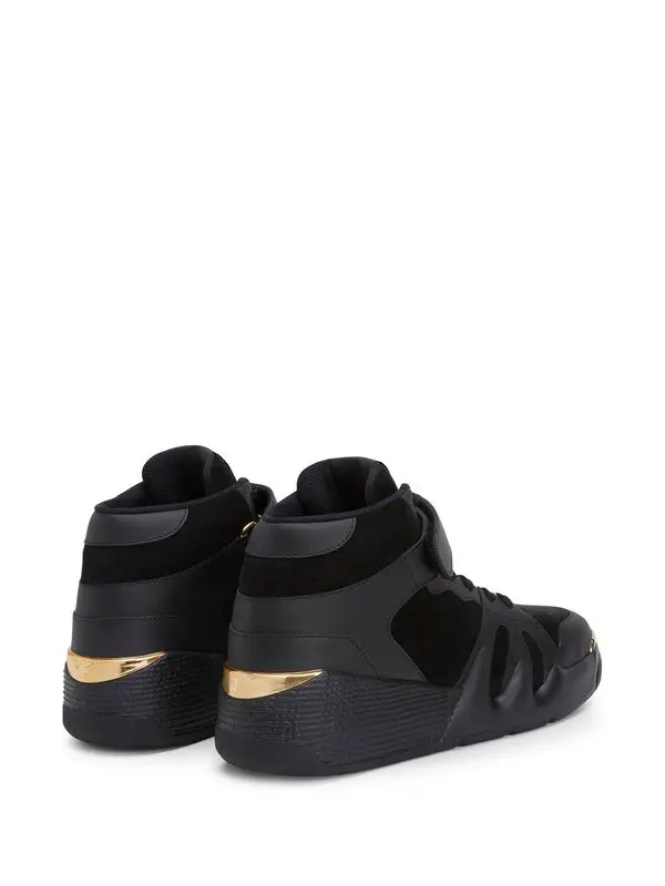 GIUSEPPE ZANOTTI Talon Mid-top Sneakers - Black