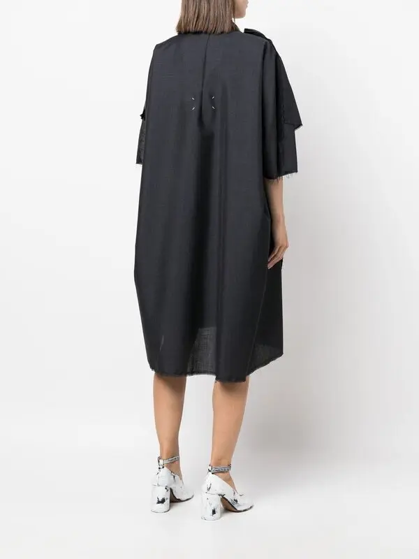 MAISON MARGIELA Mohair-blend Midi Dress - Grey
