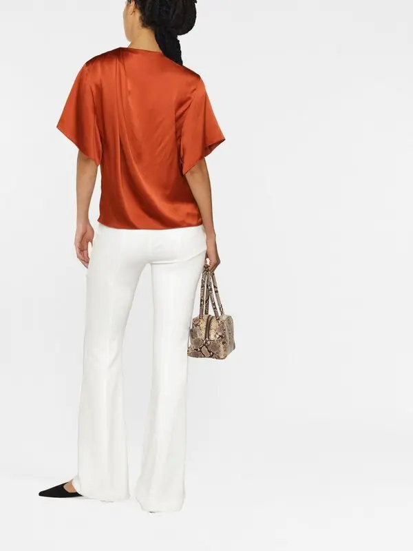 Vince Draped Silk Top