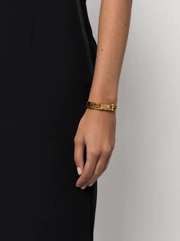 Versace Greca Medusa Cuff Bracelet - Gold