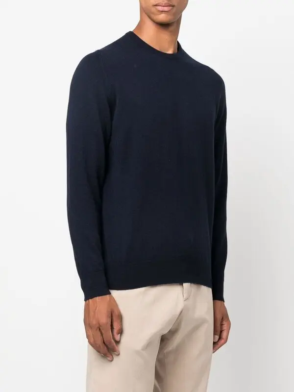 Fedeli Long-sleeved Jumper - Blue