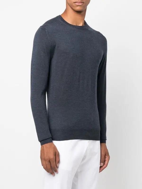 Fedeli Cashmere-silk Jumper - Blue