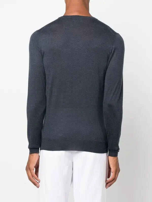 Fedeli Cashmere-silk Jumper - Blue