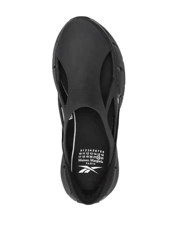 MAISON MARGIELA X Reebok Cut-out Slip-on Sneakers - Black