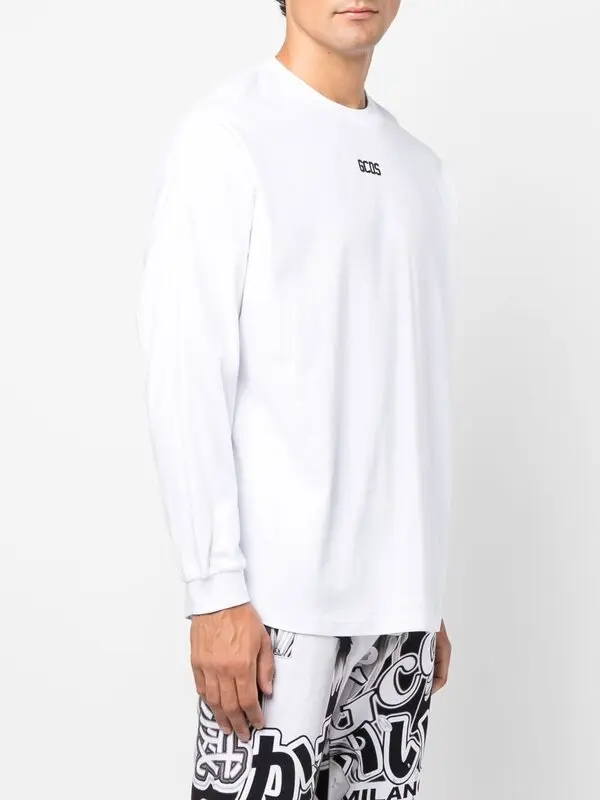 Gcds Logo-print Long-sleeved T-shirt