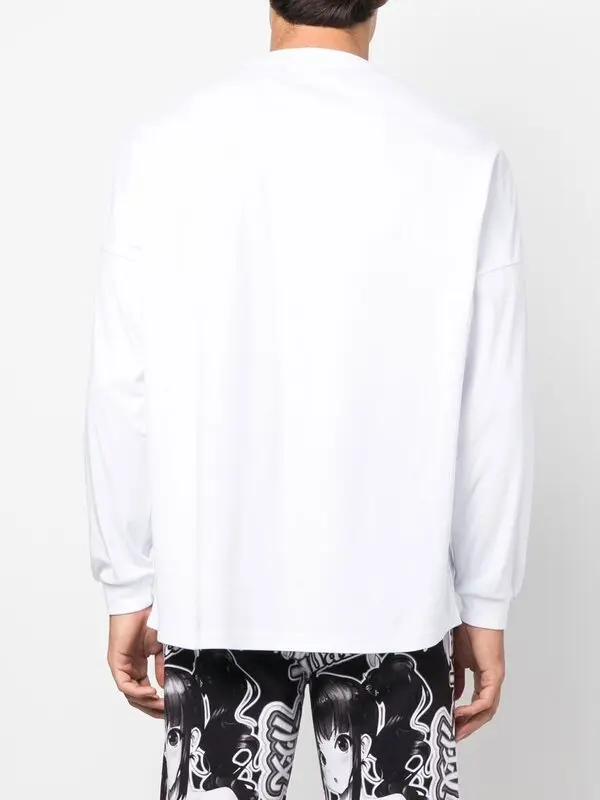 Gcds Logo-print Long-sleeved T-shirt