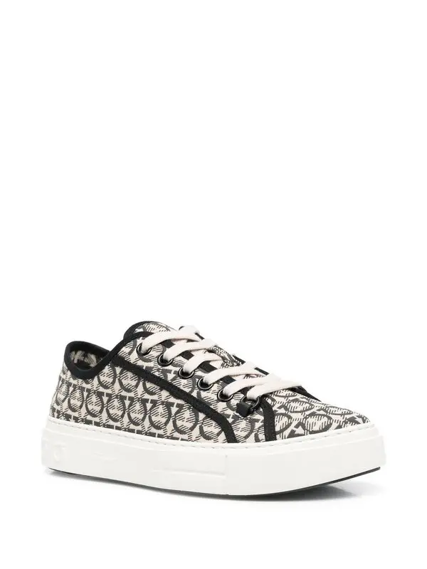 FERRAGAMO Anson Gancini-jacquard Sneakers