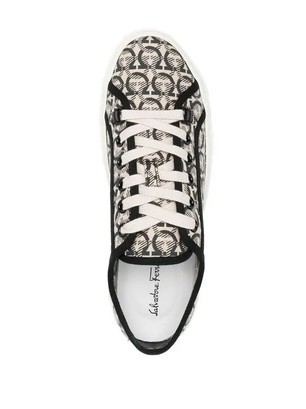 FERRAGAMO Anson Gancini-jacquard Sneakers