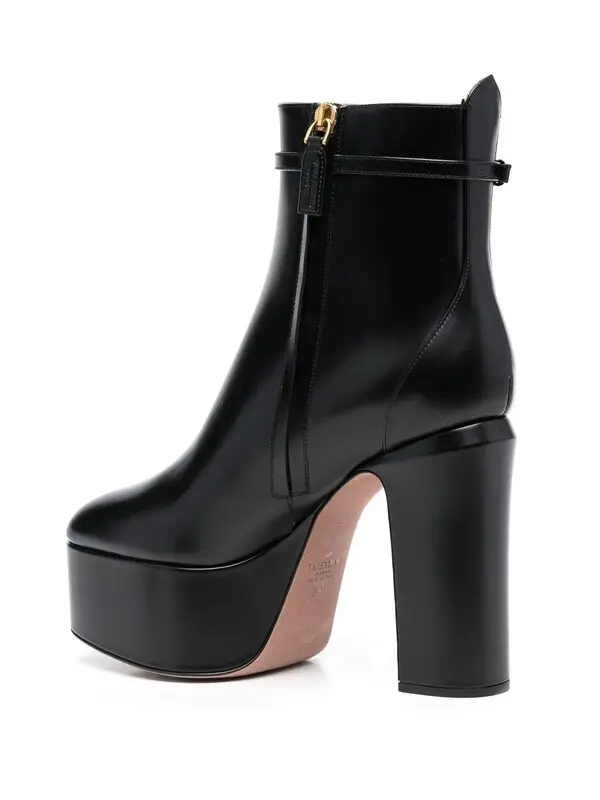 Valentino Garavani 120mm Tan-go Platform Ankle Boots
