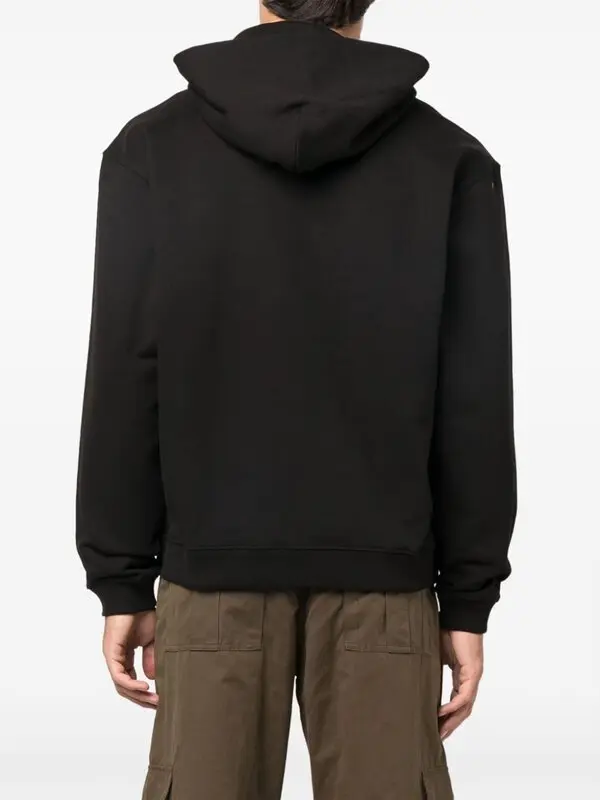 Kenzo Logo-print Hoodie - Black