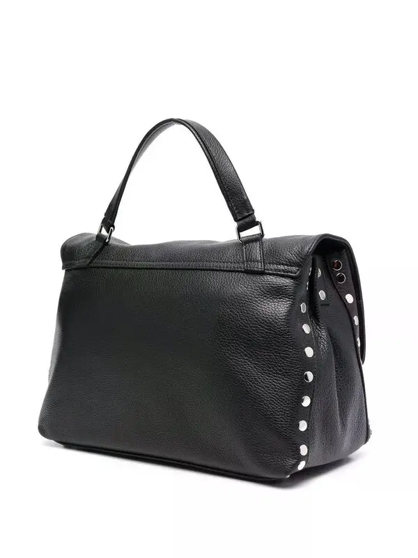 ZANELLATO Postina Studded Tote Bag - Black