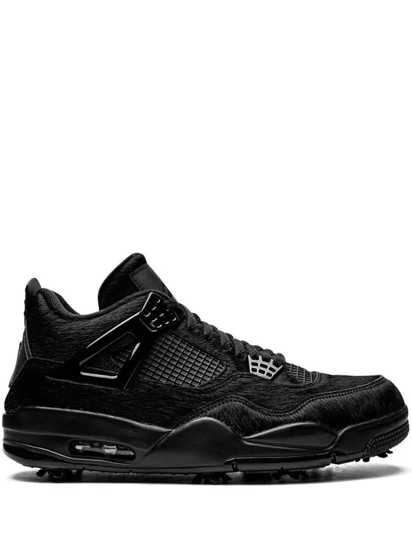 JORDAN 4 Golf Cat Sneakers - Black