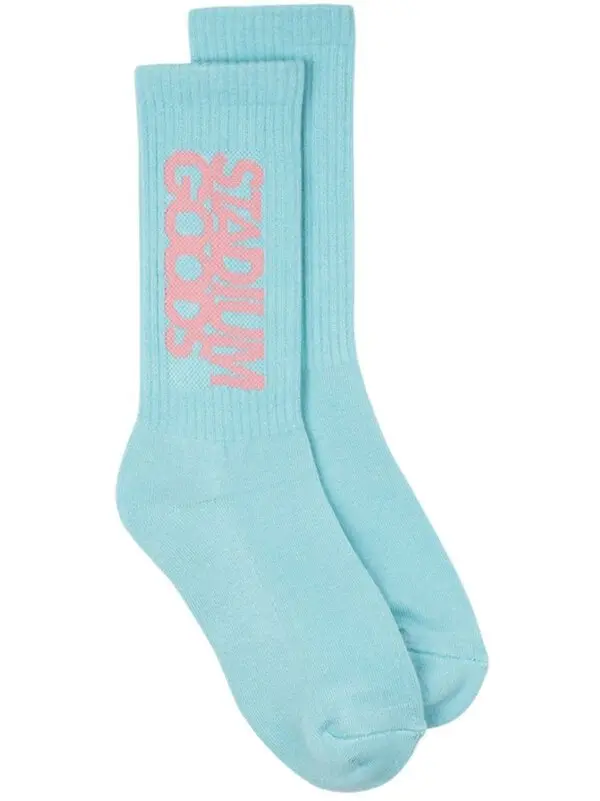 STADIUM GOODS® Ribbed Logo Socks - Blue