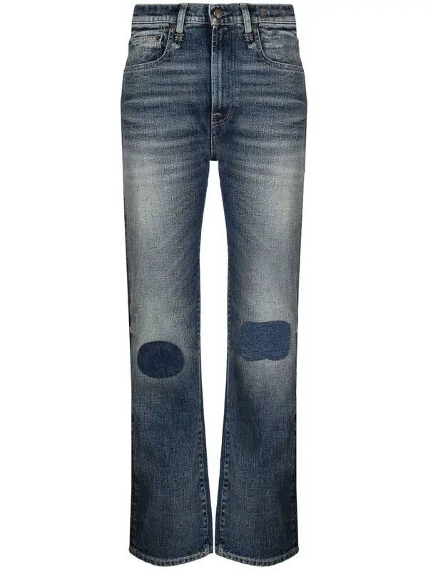 R13 High-waisted Slim-cut Jeans