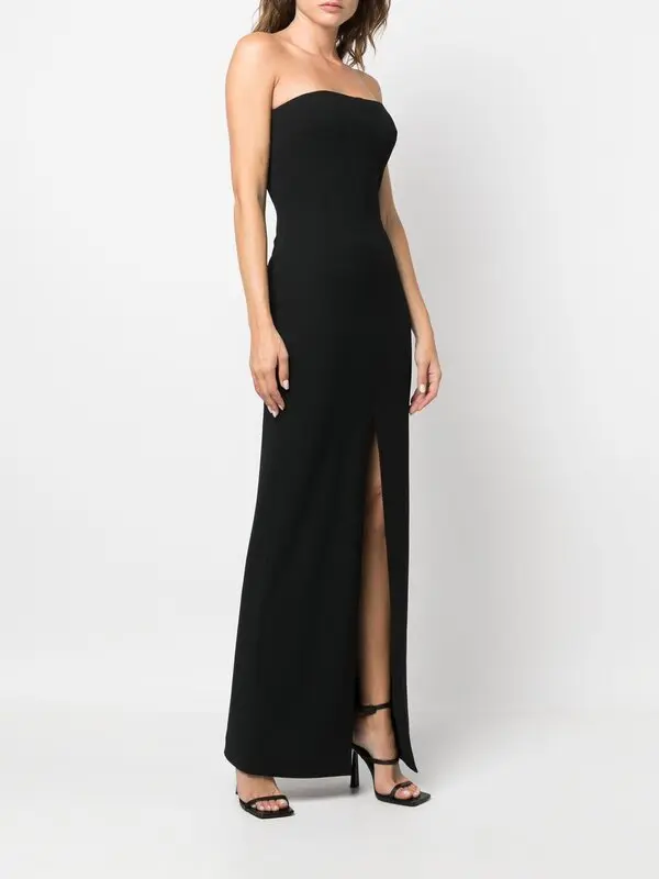 Solace London Strapless Maxi Dress - Black