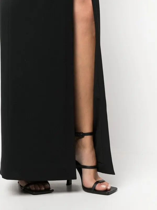 Solace London Strapless Maxi Dress - Black