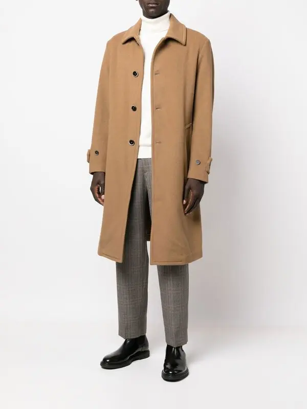 ROBERTO COLLINA Ribbed Hem Roll-neck Sweater - Neutrals