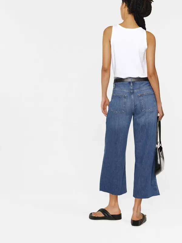 FRAME Distressed Cropped Jeans