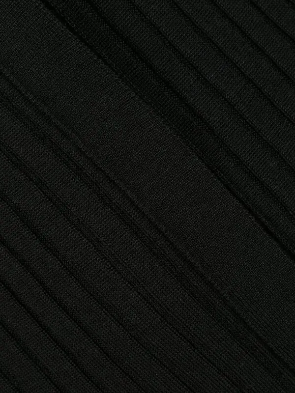 Philosophy Di Lorenzo Serafini Ribbed-knit V-neck Dress
