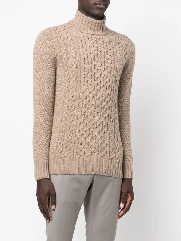 DRUMOHR Cable-knit Lambswool Jumper